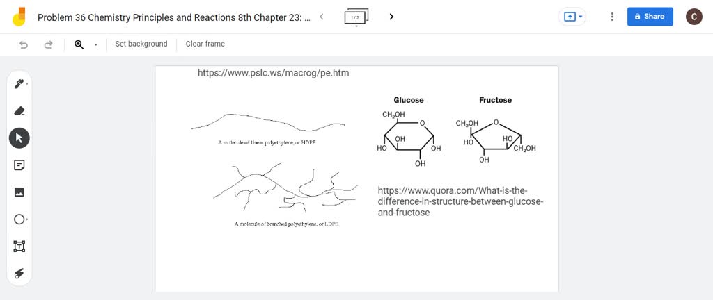 Explain the differences between linear, branched, and cross-linked ...