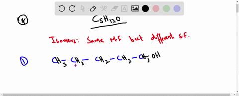 Escriba las estructuras de todos los éteres isoméricos, cuya fórmula ...