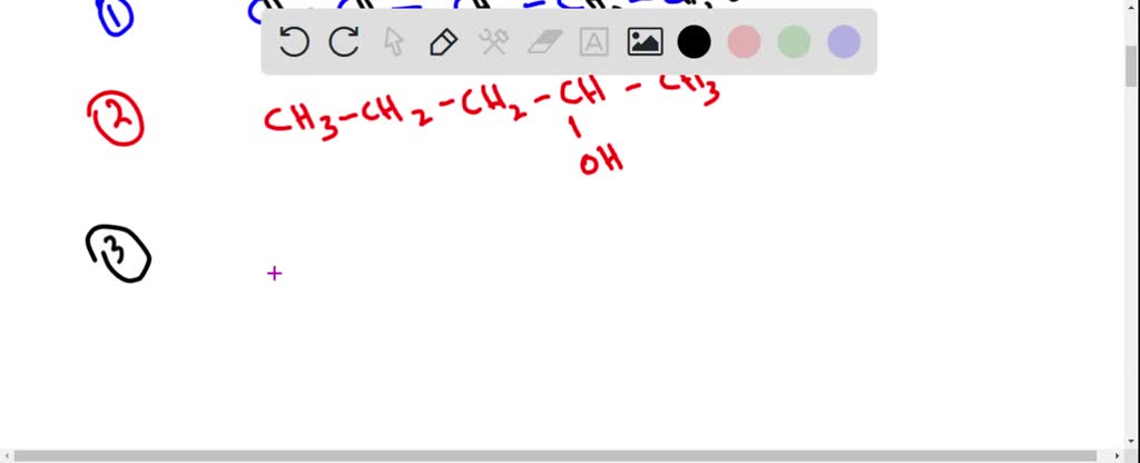 SOLVED: Name all alcohol and ether isomers with formula C4H10O, and ...