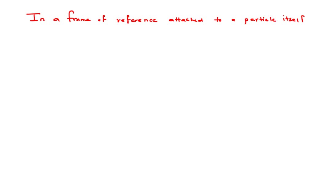 ⏩SOLVED:Statement-1 : In a frame of reference attached to a particle… | Numerade