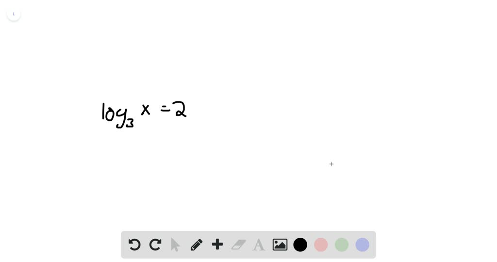 For the following exercises, solve for x by converting the logarithmic equation to exponential ...