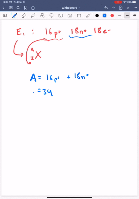 SOLVED:What is the symbol of an ion with 16 protons, 18 neutrons, and ...