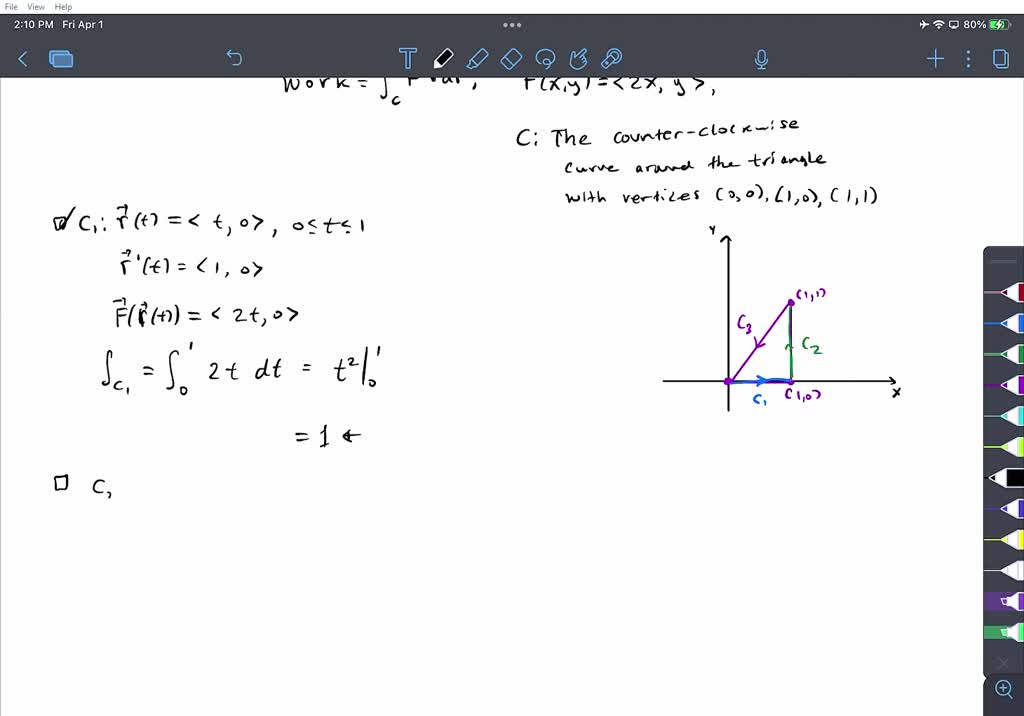 SOLVED:Find the work done by the force field 𝐅=-y 𝐢+x 𝐣 in moving a particle counterclockwise ...