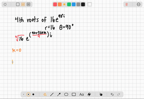 SOLVED:For n and z as indicated in Problems 41-46, find all nth roots of z Leave answers in the ...