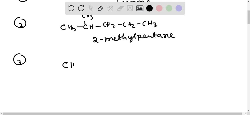 SOLVED:Draw the condensed structural formula for the five isomers of ...