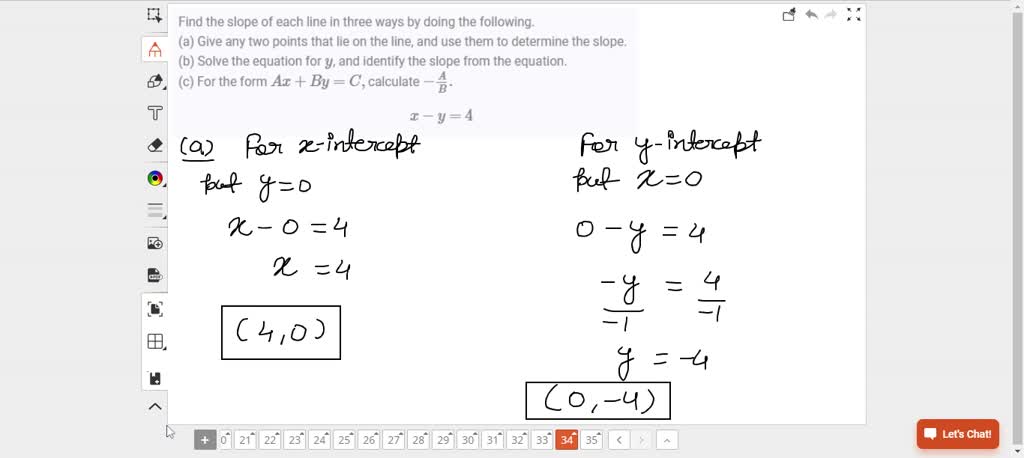 SOLVED:Use the following figure to answer the questions below. a. Is the slope of Line A ...