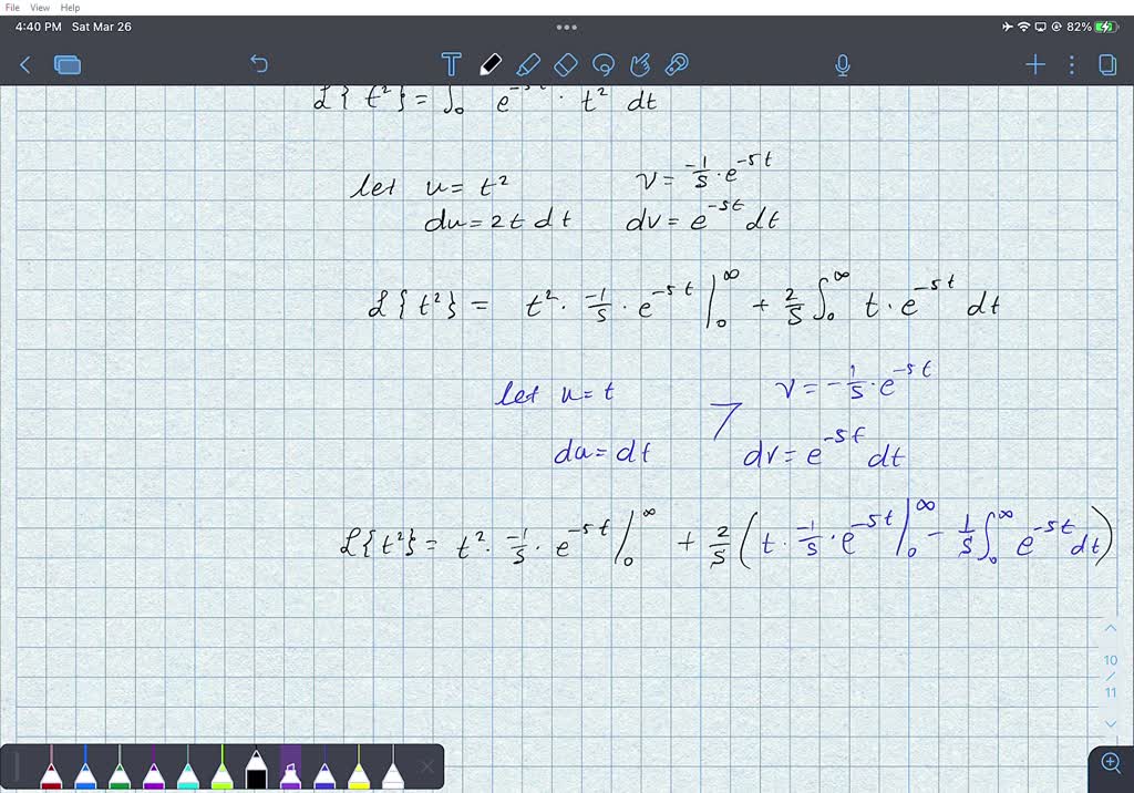 SOLVED:Laplace Transforms Let f(t) be a function defined for all positive values of t . The ...