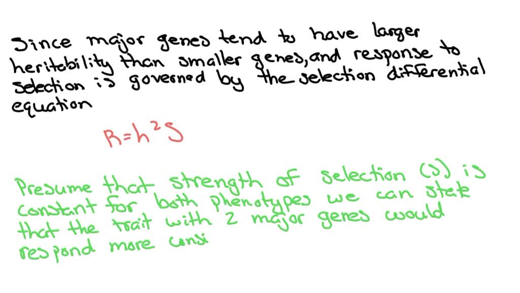 SOLVED:While most quantitative traits display continuous variation ...