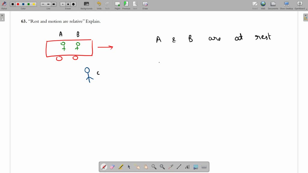 SOLVED:"Rest and motion are relative" Explain.