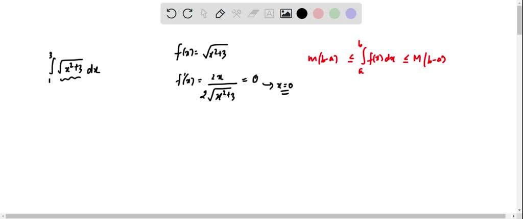 SOLVED:49-50 Use Property 8 of integrals to estimate the value of the ... SOLVED:49-50 Use Property 8 of integrals to estimate the value of the ...