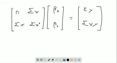 SOLVED:Derive the normal equations (7) from the matrix form given in ...