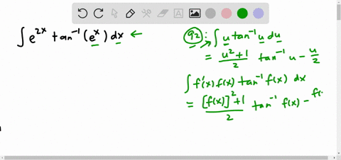 SOLVED:5-32 Use the Table of Integrals on Reference Pages 6-10 to evaluate the integral. ∫e^2 x ...
