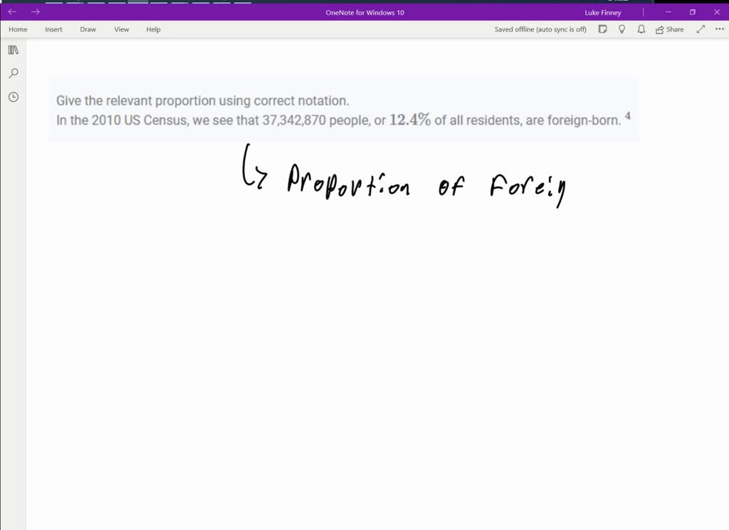 SOLVED:Give the relevant proportion using correct notation. In the 2010 US Census, we see that ...