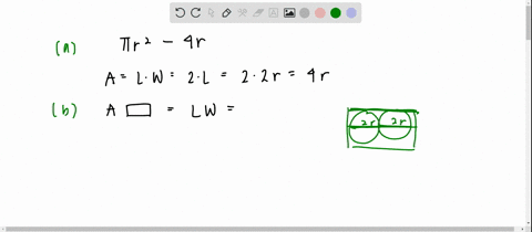 Write an expression in factored form for the shaded portion in each of the following diagrams ...