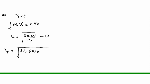⏩SOLVED:Calculate the speed of (a) a proton and (b) an electron… | Numerade