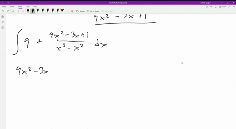 SOLVED:Perform long division on the integrand, write the proper ...
