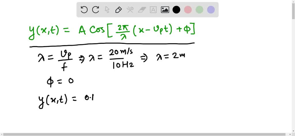 ⏩SOLVED:Write the wave equation for a periodic transverse wave… | Numerade