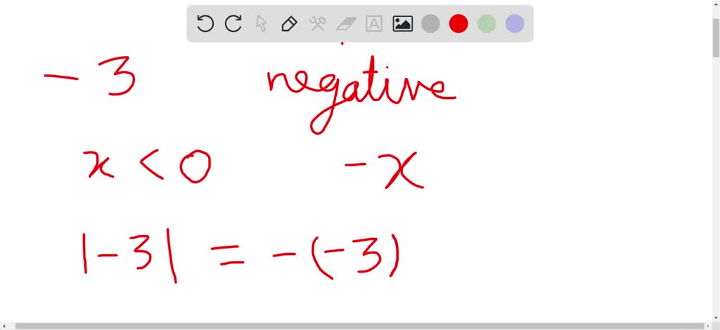 SOLVED:In Exercises 53 to 62, write each expression without absolute ... SOLVED:In Exercises 53 to 62, write each expression without absolute ...