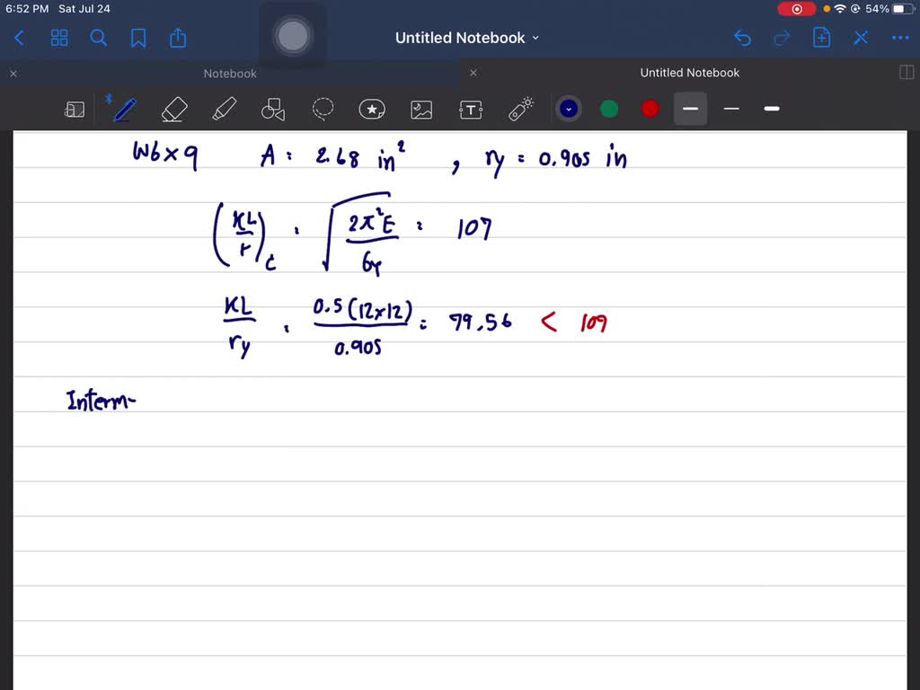 SOLVED:Using the AISC equations, select from Appendix B the lightest ...