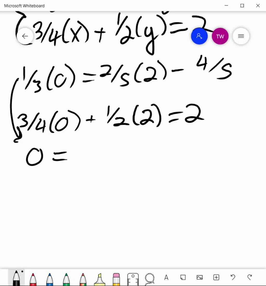 SOLVED Determine If The Given Point Is A Solution To The System 1 3