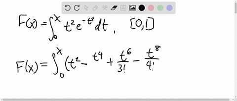 ⏩SOLVED:Find a polynomial that will approximate F(x) throughout the… | Numerade