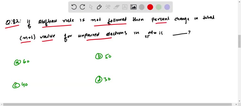 ⏩SOLVED:If Aufbau rule is not followed then percent change in total… | Numerade