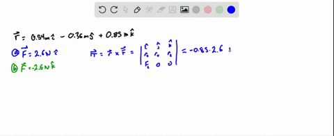 ⏩SOLVED:A particle is located at 𝐫=(0.54 m) 𝐢̂+(-0.36 m) 𝐣̂+ (0.85 ...