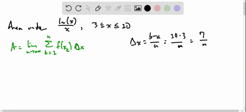 SOLVED:17-19 Use Definition 2 to find an expression for the area under the graph of f as a limit ...