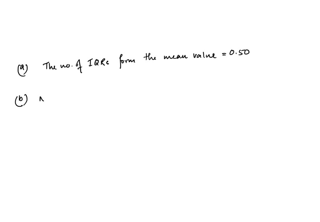 Solved As A General Rule If The Distance Of A Data Point From The Nearest End Of The Box Is