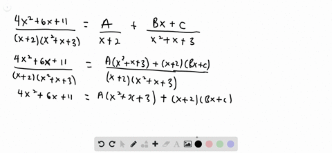 SOLVED:For the following exercises, find the decomposition of the partial fraction for the ...
