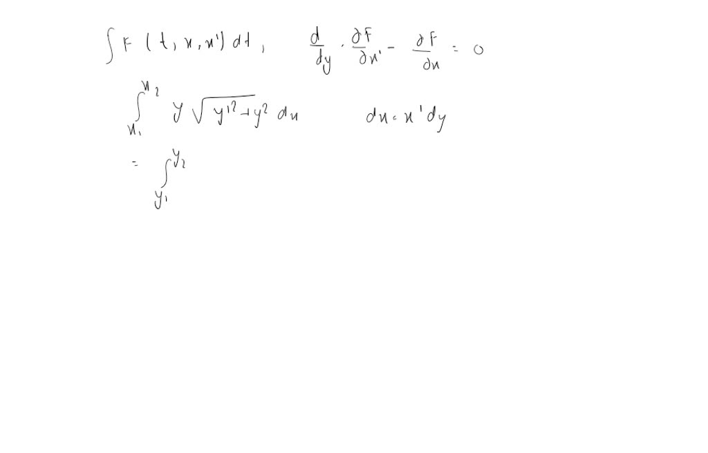 SOLVED:Change the independent variable to simplify the Euler equation, and then find a first ...