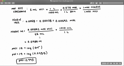 SOLVED:Consider the titration of 50.0 mL of 0.116 M NaOH with 0.0750 M HCl. Calculate the pH ...