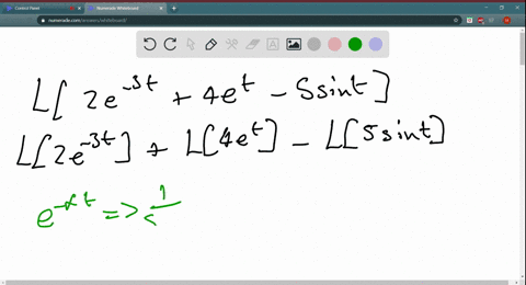 SOLVED:Use MATLAB and the Symbolic Math Toolbax to find the Lapiace ...