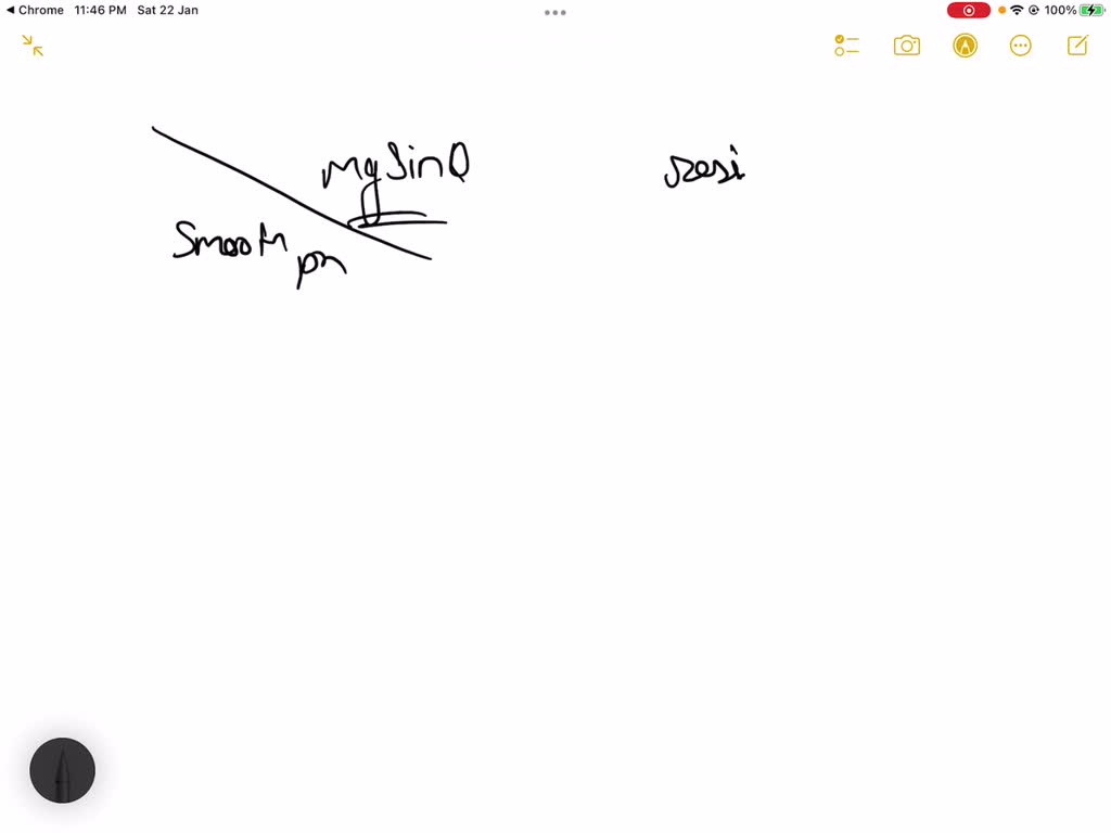 A ball rolls down an inclined plane and acquires a velocity vr when it ...