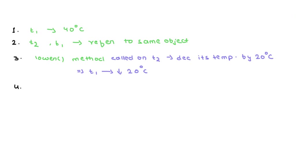 Refer to the Temperature class shown below:A client method contains ...