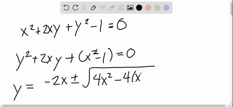SOLVED:Sketching the Graph of a Degenerate Conic In Exercises 45 - 54 ...