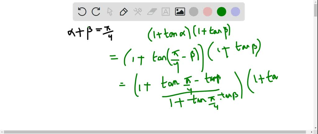SOLVED:If α+β+γ=π, show that tanα+tanβ+tanγ=tanαtanβtanγ