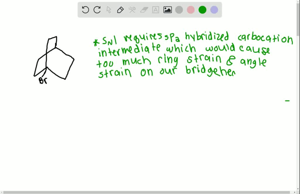 SOLVED:The following tertiary alkyl bromide does not undergo a ...