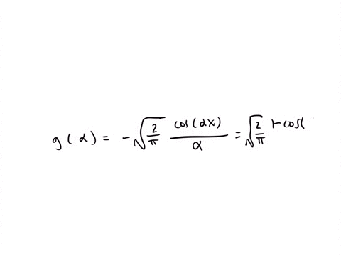 SOLVED:Find the Fourier sine transform of the function in the indicated ...