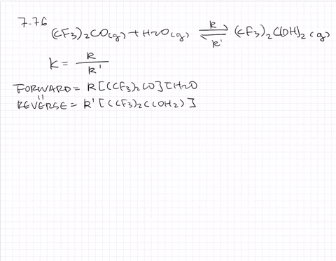 ⏩SOLVED:Consider the following reaction, where the rate constant k ...