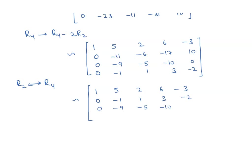 Resuelva el sistema ya sea utilizando eliminación gaussiana con ...