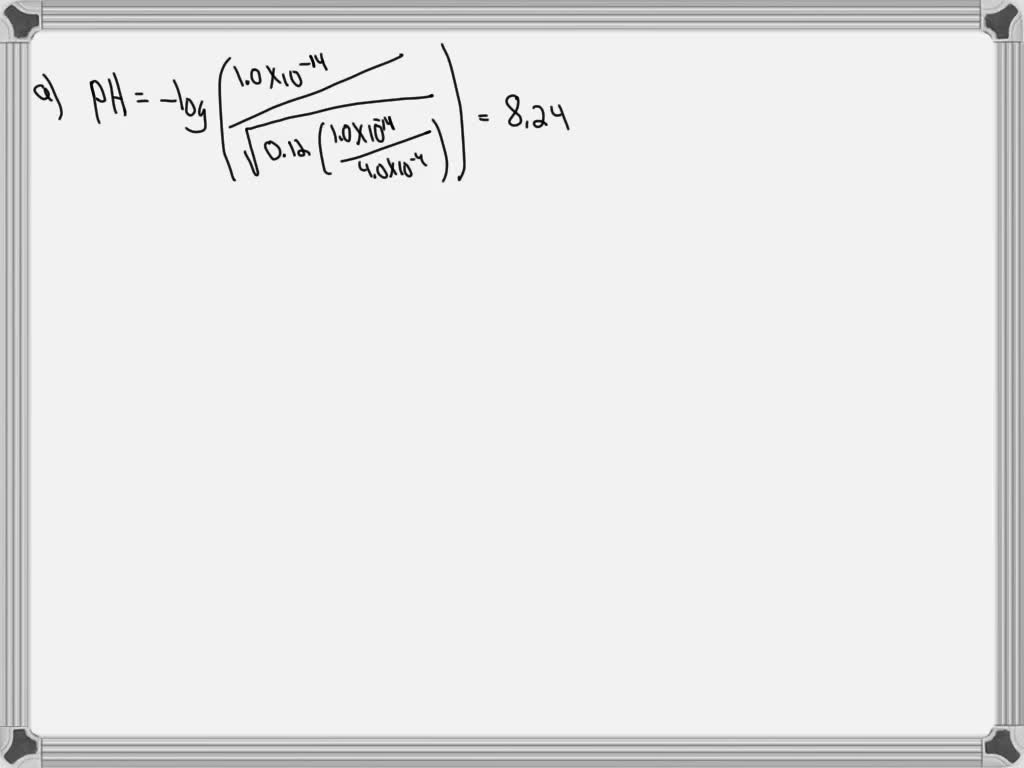 SOLVED: (a) Calculate the pH of a 1 M NH4 Cl solution (see Figure 2.19). (b) Calculate the pH of ...