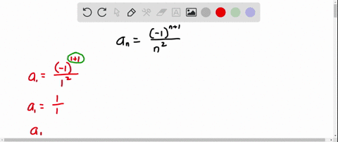 SOLVED:Find the first three terms and the eighth term of the sequence that has the given nth ...