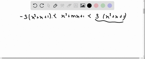 ⏩SOLVED:For what values of the parameter m, the inequality… | Numerade