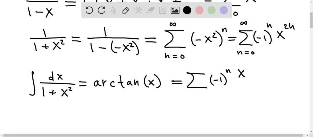 SOLVED:15-18 Find a power series representation for the function and ...