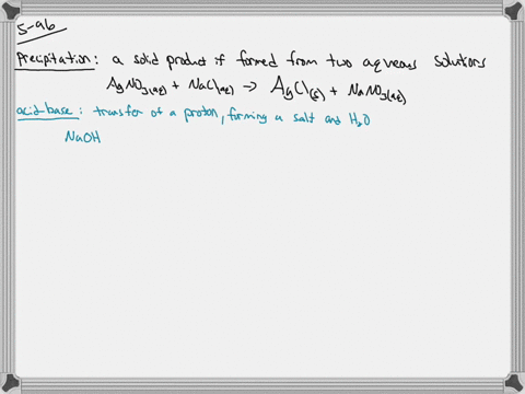 ⏩SOLVED:Define and give an example of each of the following classes ...