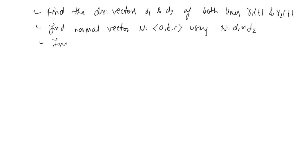 ⏩SOLVED:Explain why two intersecting lines determine a unique plane ... ⏩SOLVED:Explain why two intersecting lines determine a unique plane ...
