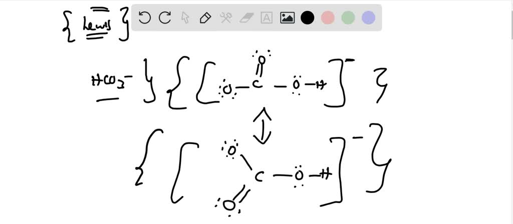 Use Lewis formulas to depict the resonance structures of the following ...