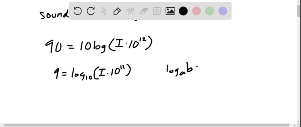 SOLVED:Noise Pollution The level of a sound in decibels (db) is ...