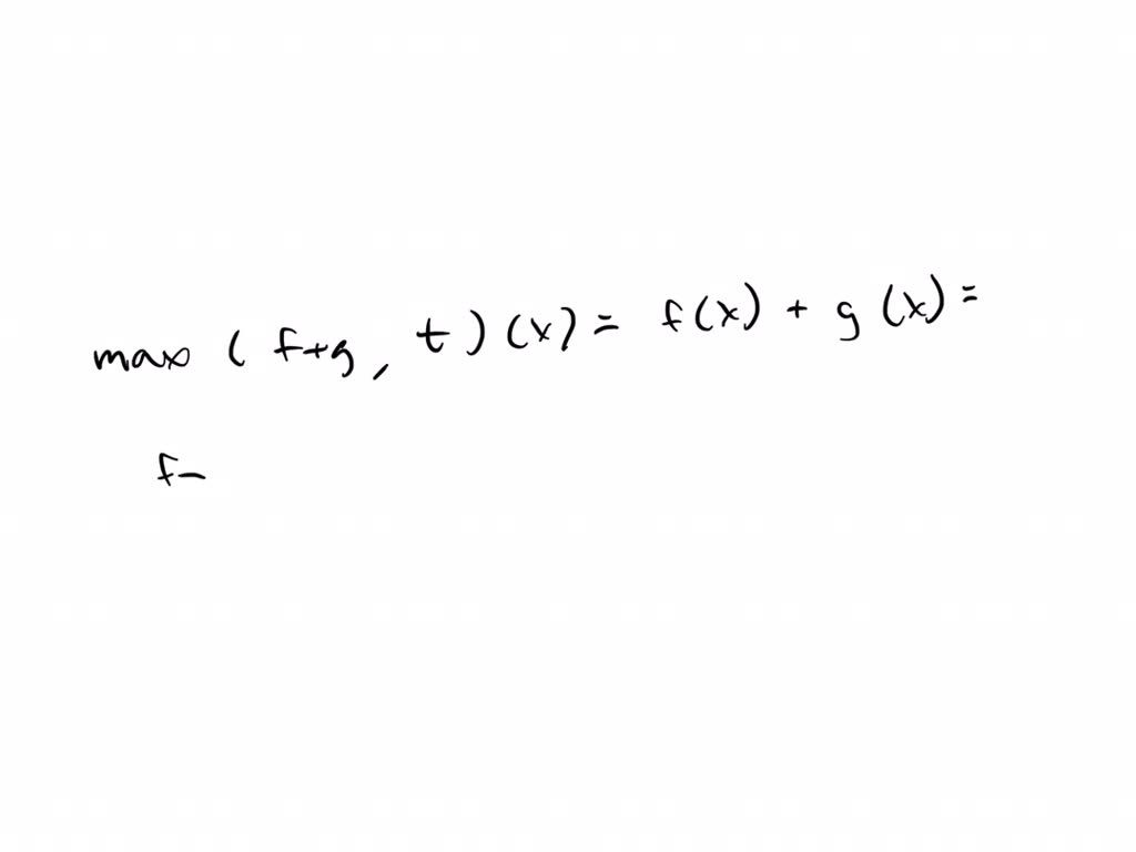 Are the following operators linear? Find the maximum; operate on functions of x. | Numerade